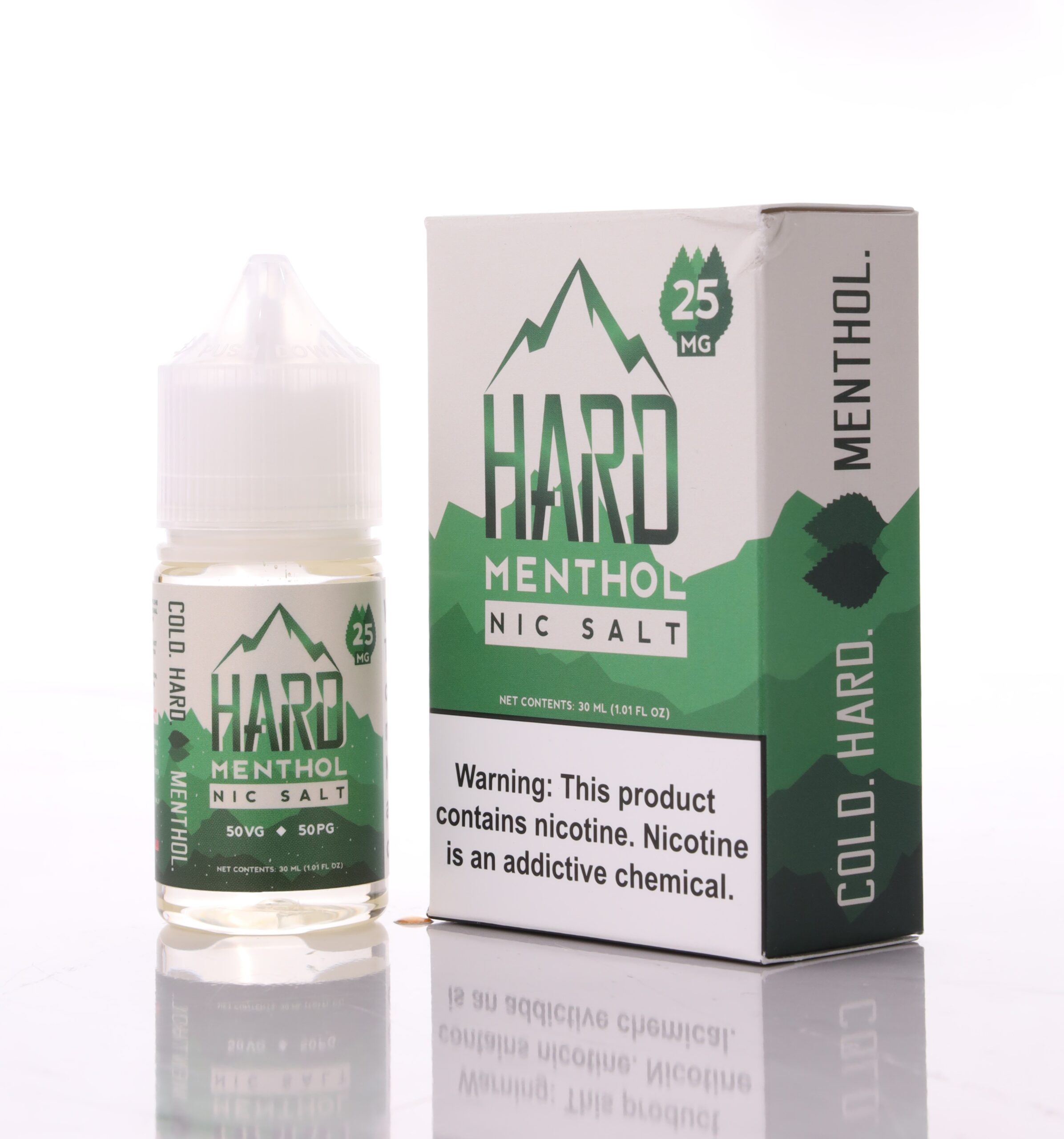 HARD MENTHOL (NIC SALT 25MG) - Vapelevels