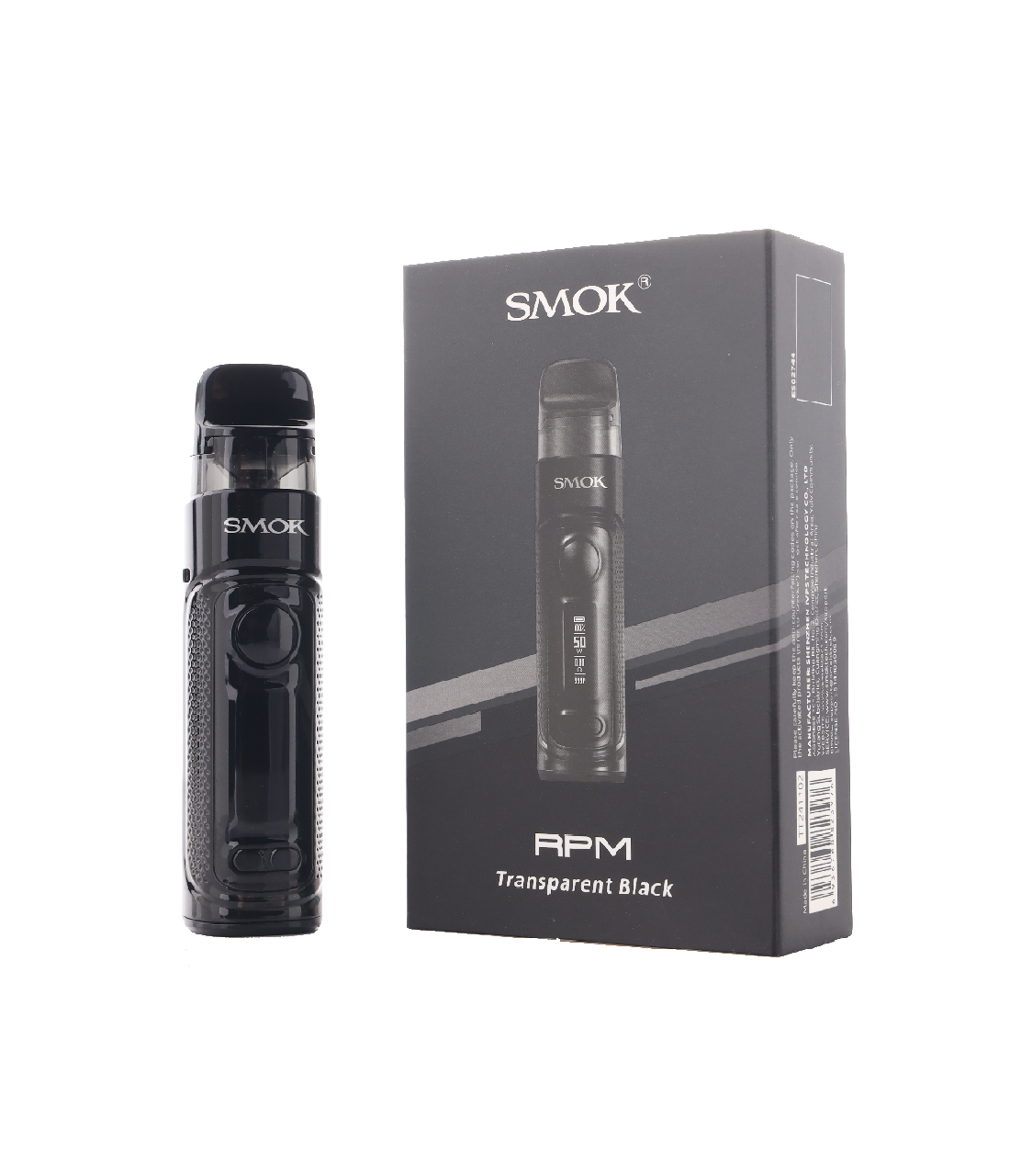 SMOK RPM (TRANSPARENT BLACK) - Vapelevels